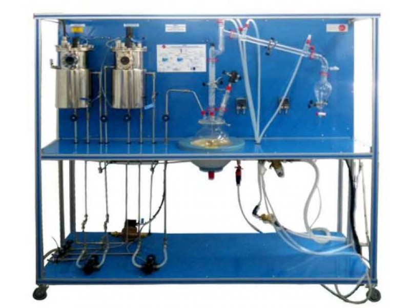 Bancada Didática de Processo de Bioetanol Controlado por Computador Edibon EBEC
